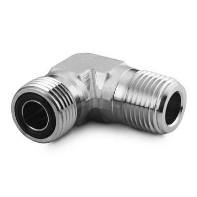 316 Stainless Steel VCO O-Ring Face Seal Fitting, Male Elbow, 3/4 in ...